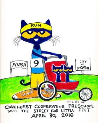 Pete the Cat Run/Walk is April 30! | Decatur Parks & Recreation
