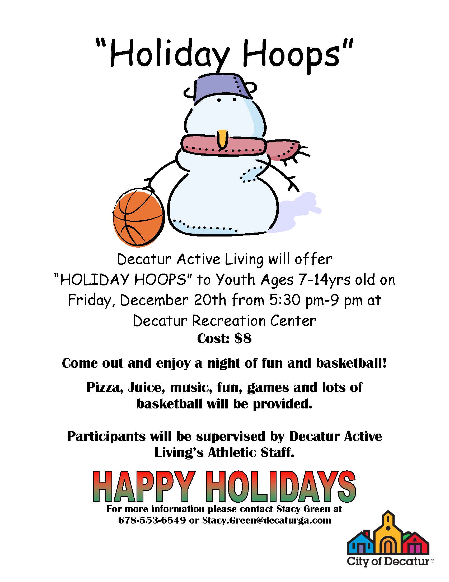 “Holiday Hoops” is December 20!
