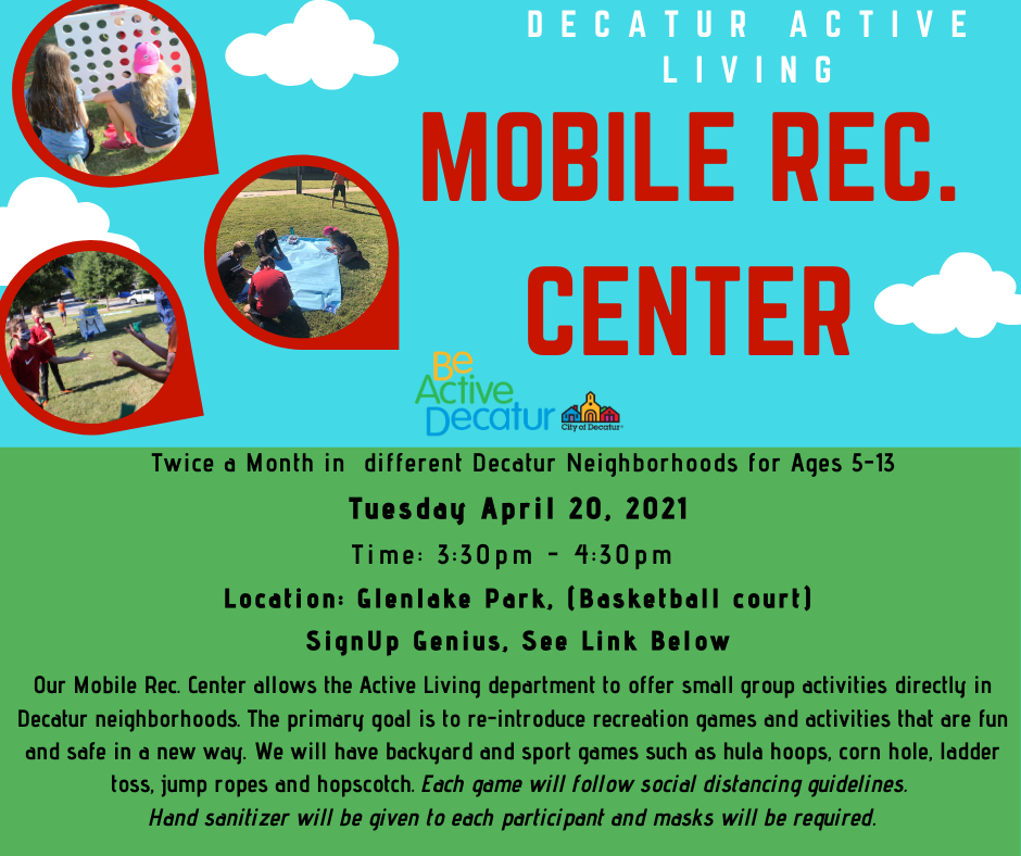Mobile Rec. Center is Back!! Find us in your Neighborhood and Sign-up ...