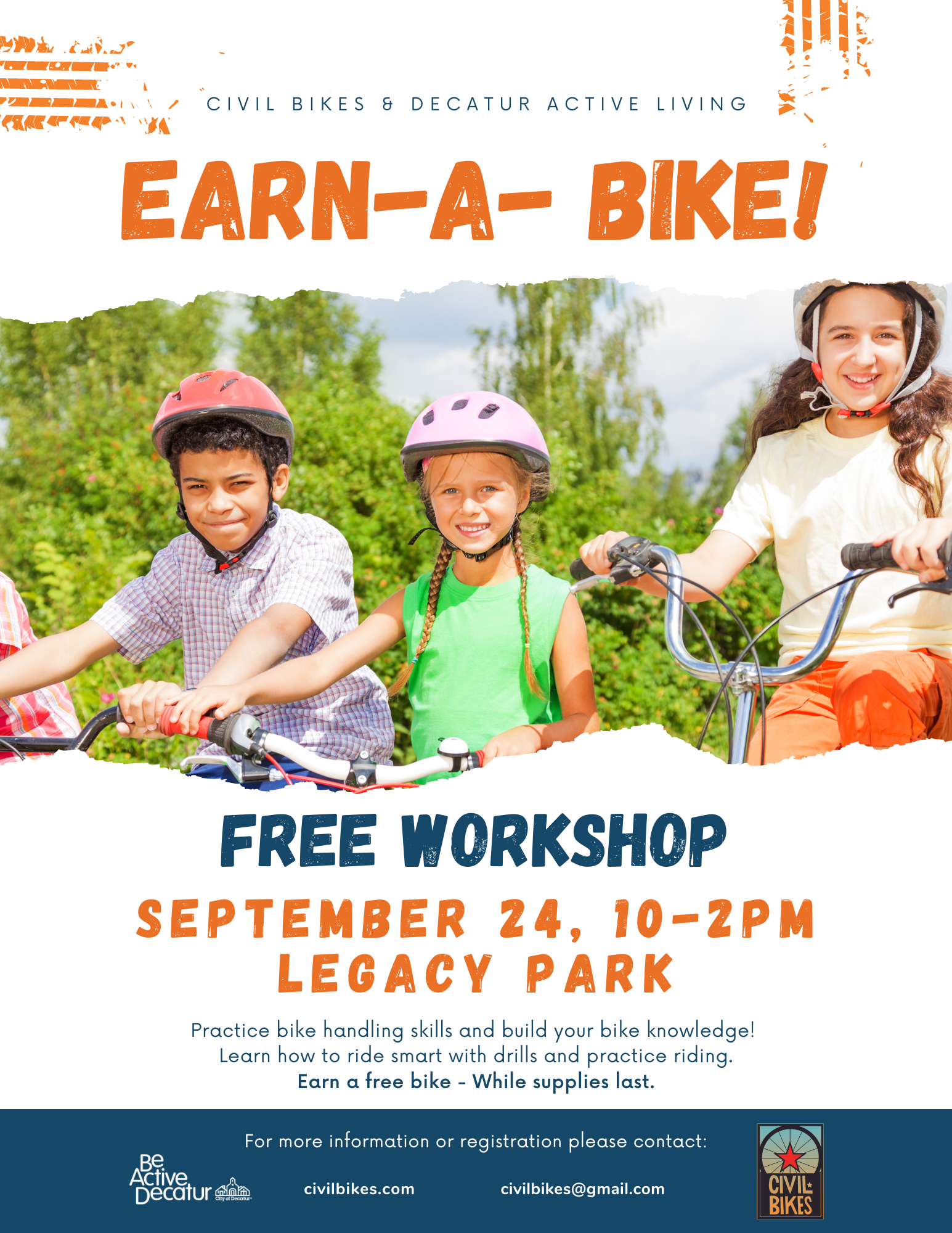 Earn-a-Bike | Decatur Parks & Recreation