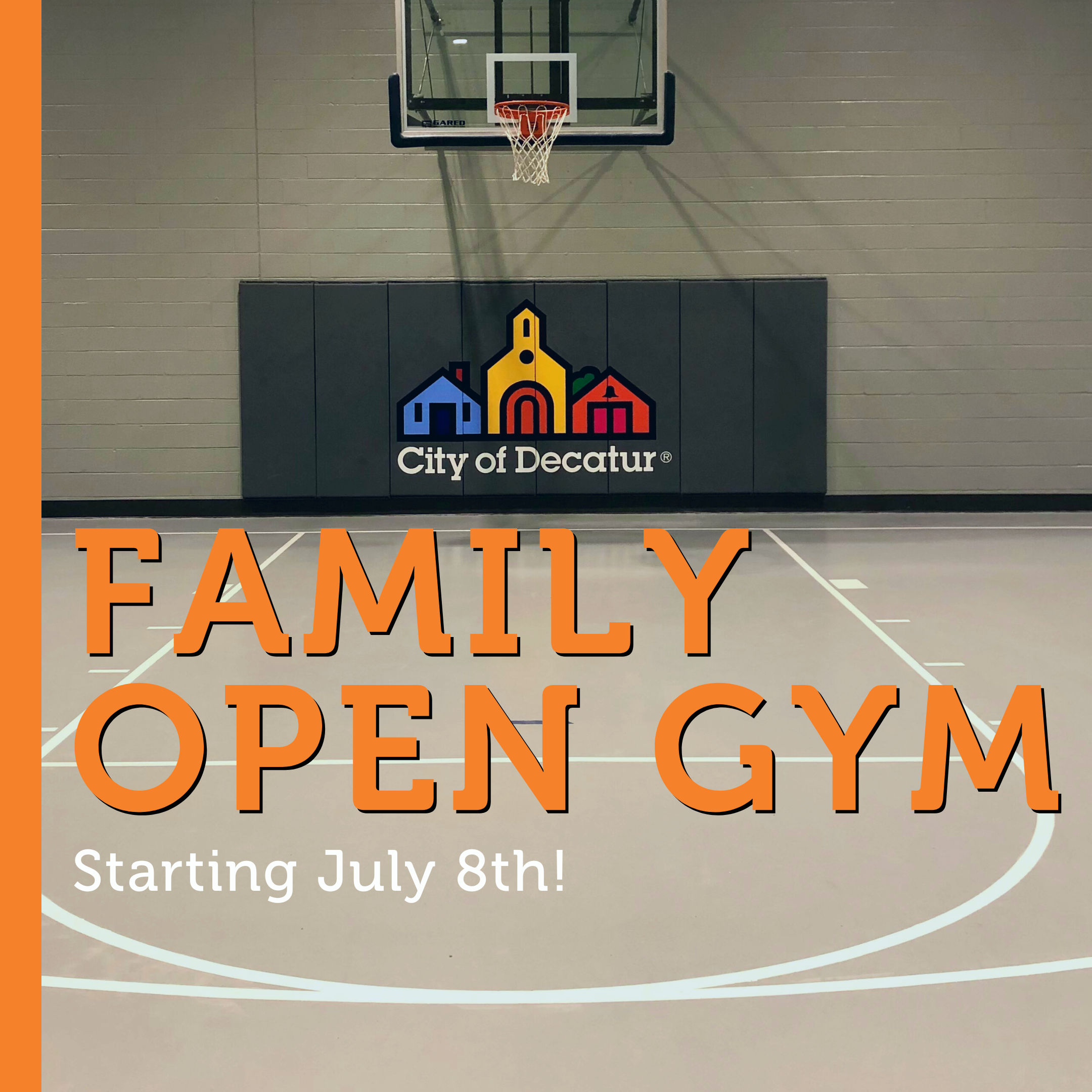 Saturday starts Family Open Gym at Oakhurst Rec! | Decatur Parks ...